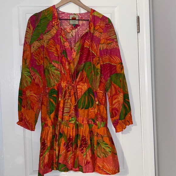 FARM Rio | Dresses | Farm Rio Ombr Forest Cotton Minidress | Poshmark
